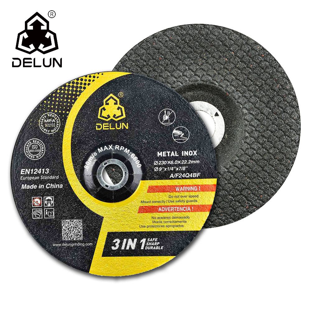 DELUN Industrial Supply on Sale Long Lifetime 9 Inch Gringing Wheel for ...