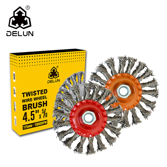 China knotted steel wire wheel brush manufacturers, knotted steel wire ...